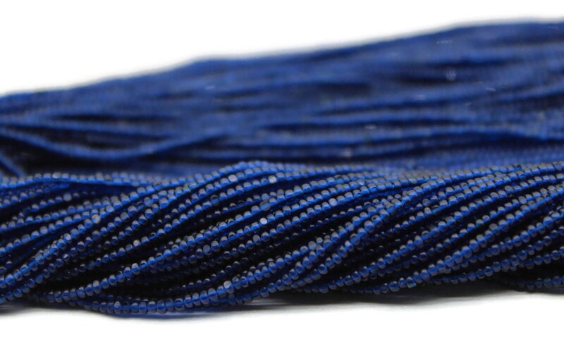 13/0 Charlotte True Cut Beads, Tr. Montana Blue (2 Perfect Facets) 1 H ...